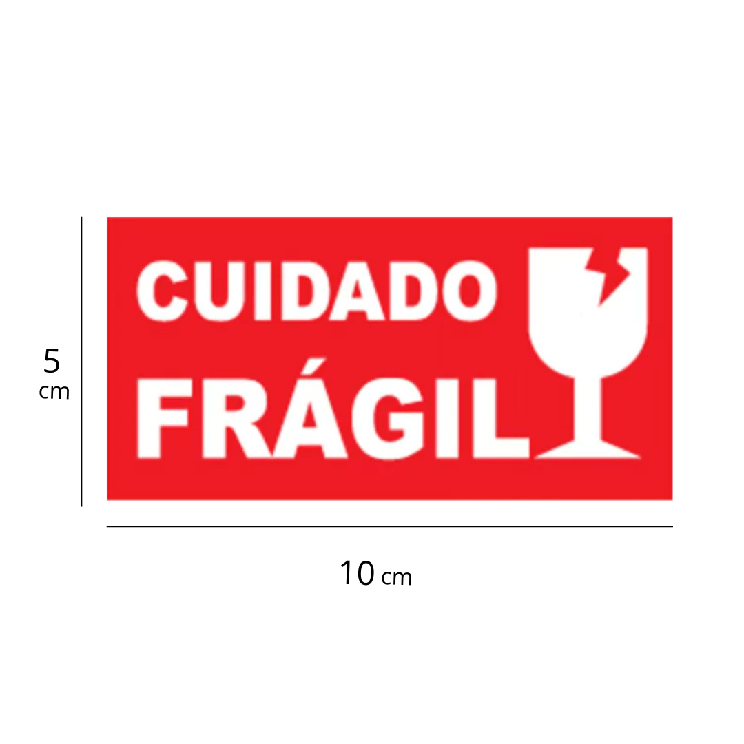 Etiqueta cuidado frágil | Malba Embalagens